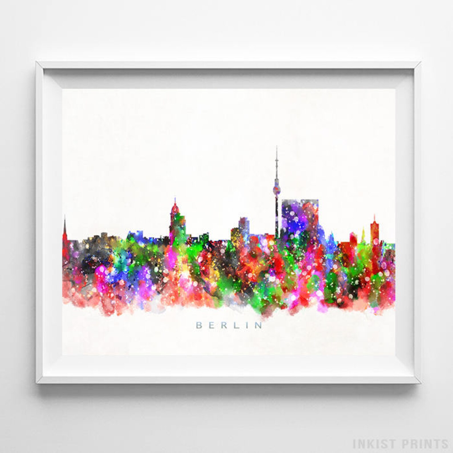 Berlin Skyline Print Germany Print Berlin Poster Germany - Etsy