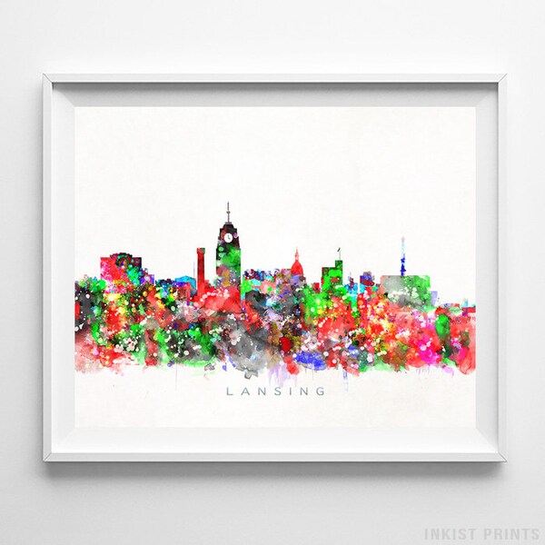 Lansing Skyline - Etsy