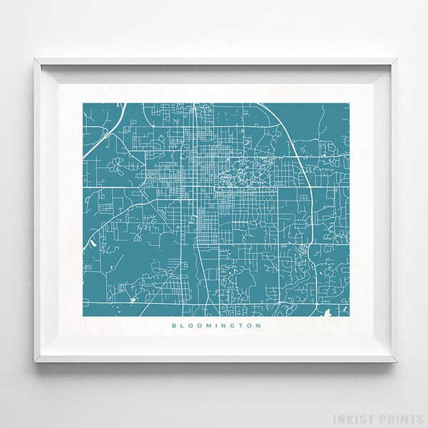 Bloomington Poster - Etsy