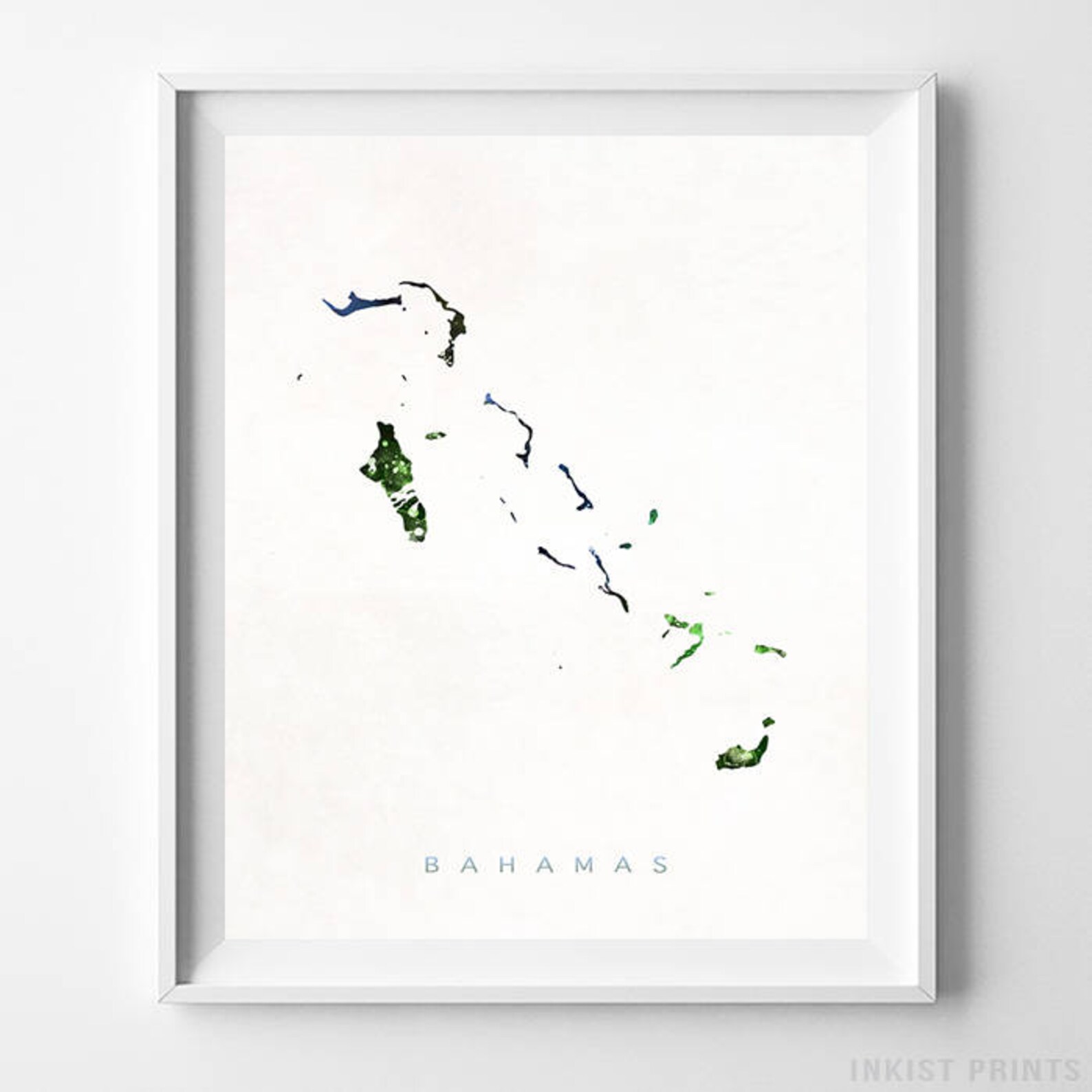 Bahamas Map Print Bahamas Print Bahamas Poster Wall | Etsy