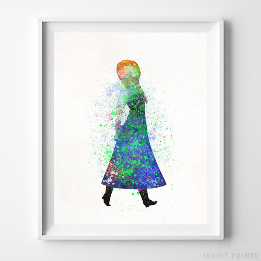 Frozen Frozen Disney Print Disney Princess Anna Poster - Etsy