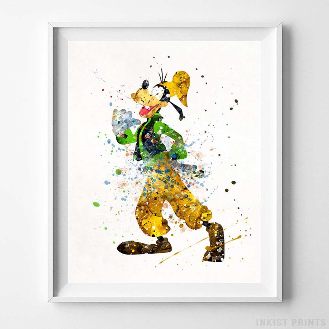 Goofy Print Goofy Poster Goofy Watercolor Art Goofy Decor | Etsy