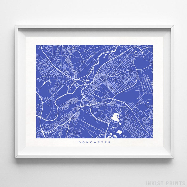 Doncaster Print England Print Doncaster Poster England - Etsy