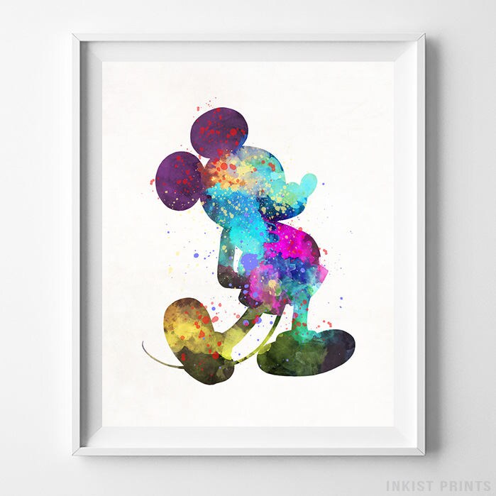 Mickey Mouse Poster Mickey Mouse Art Mickey Mouse Print | Etsy