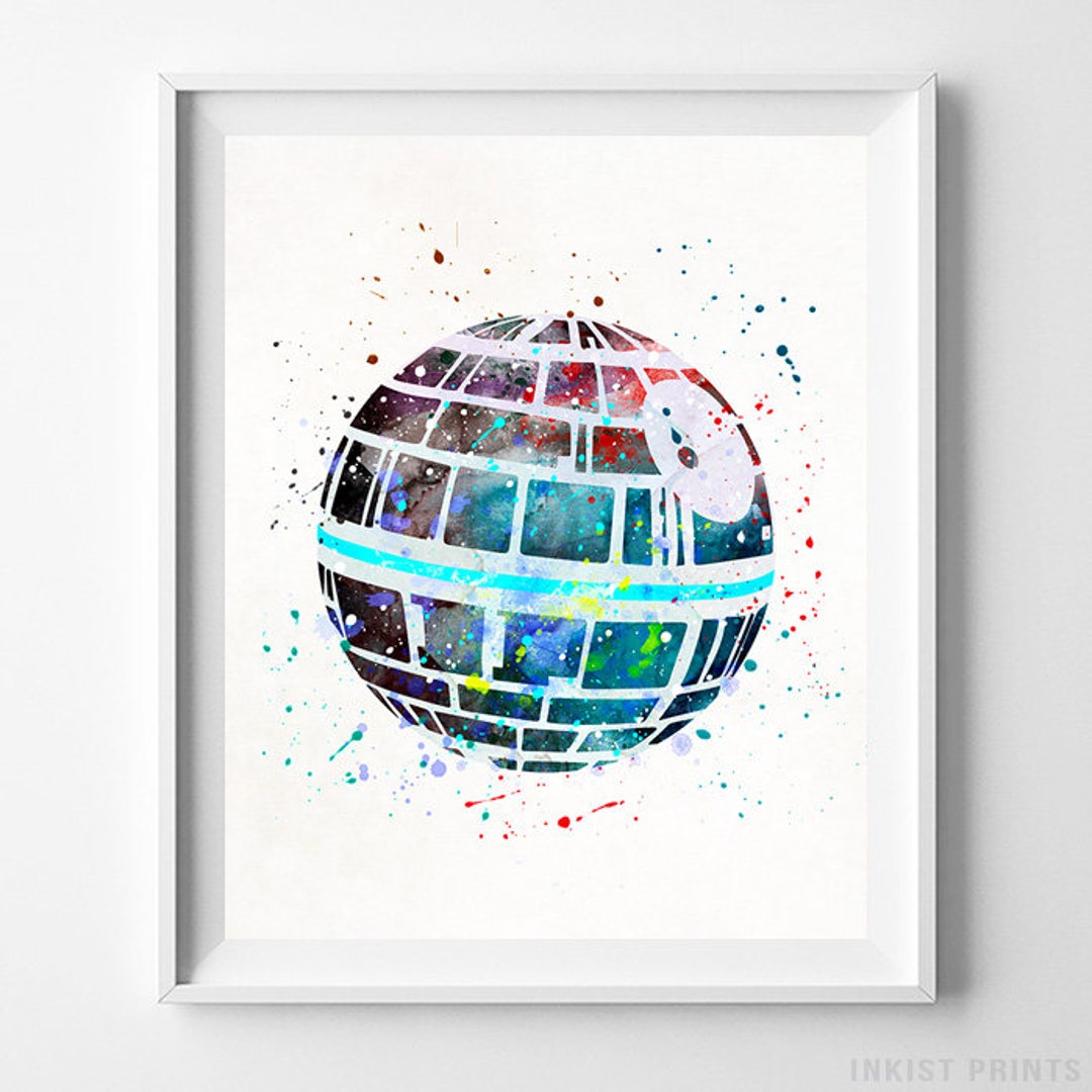 Star Wars Present Death Star Print Star Wars Print Death - Etsy