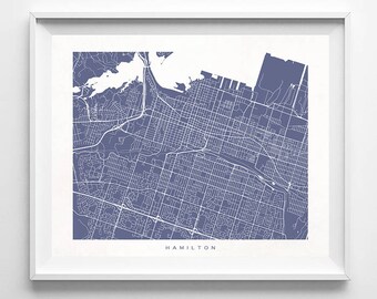 Hamilton Subway Map Fictional Metro Style Art Print of - Etsy Canada