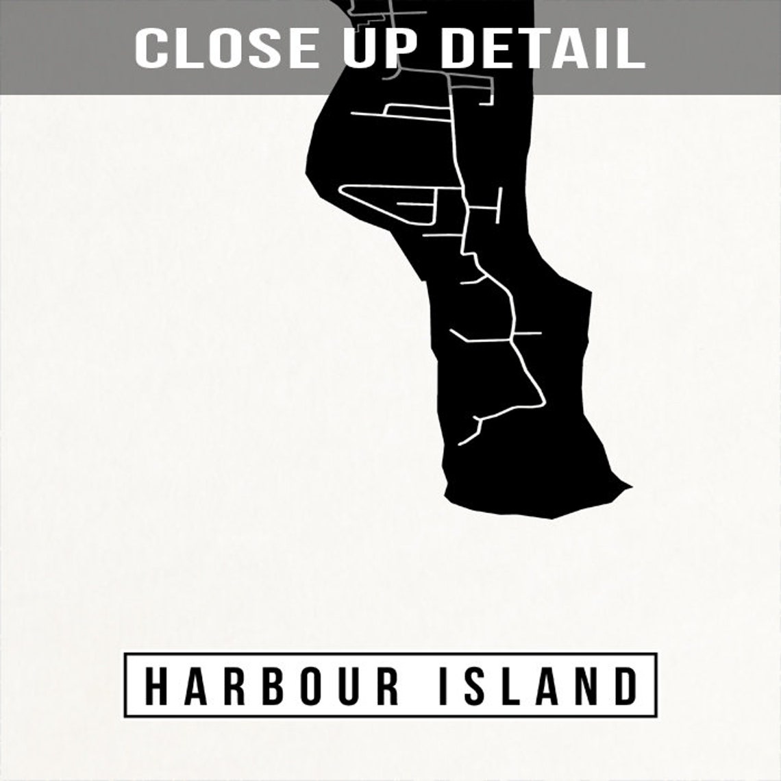 Harbour Island the Bahamas Map Street Print City Road - Etsy