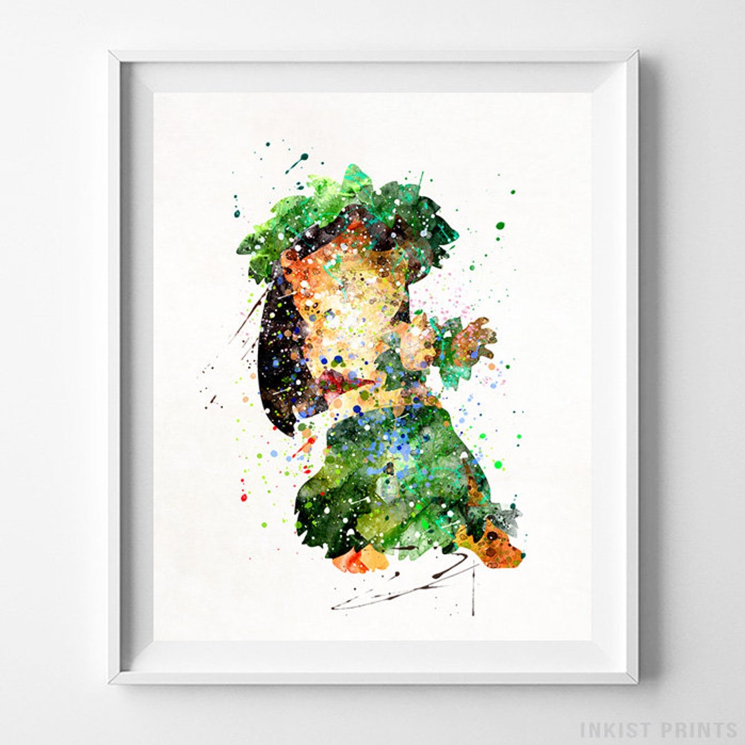 Lilo Poster, Lilo and Stitch, Lilo Print, Watercolor Art, Disney Poster ...