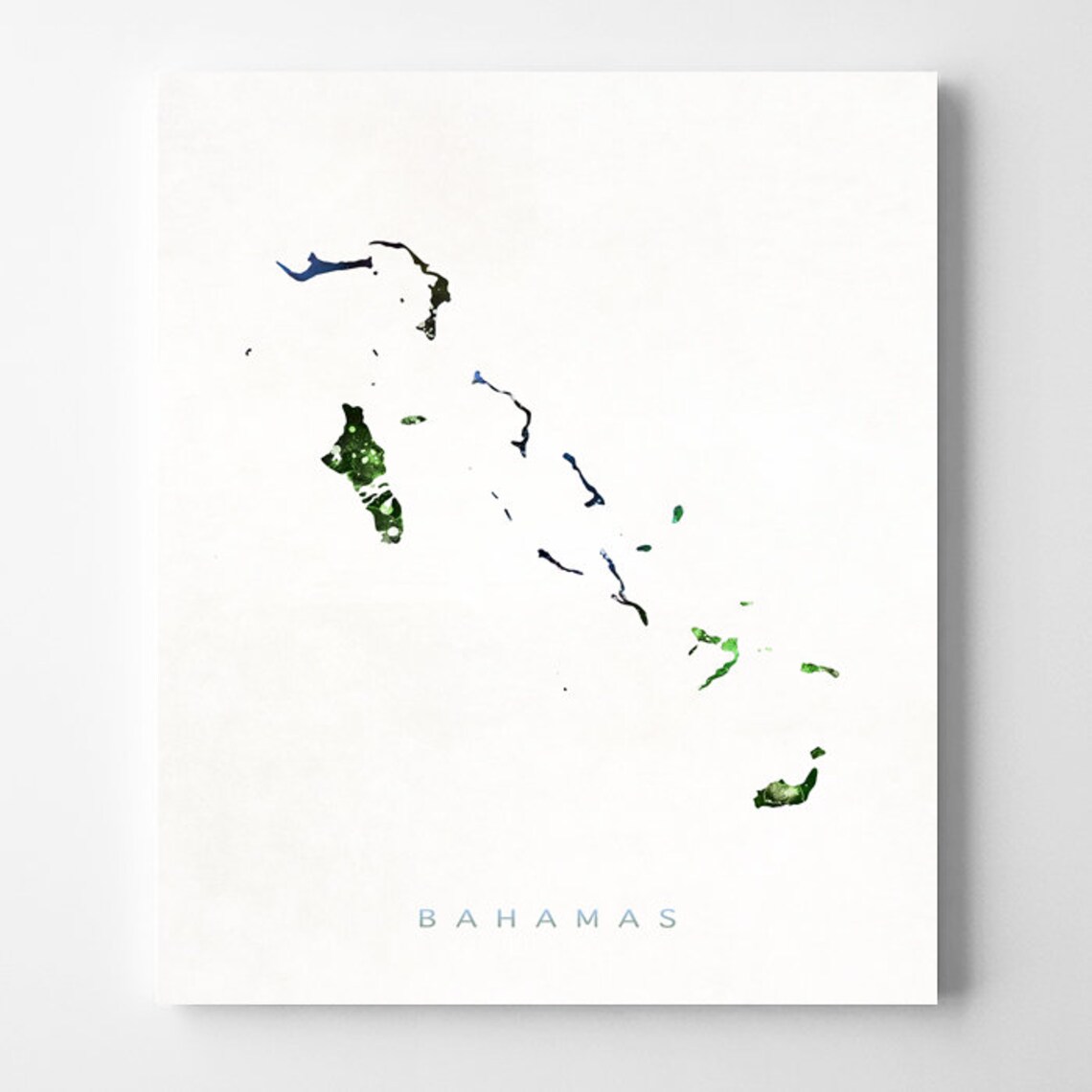 Bahamas Map Print Bahamas Print Bahamas Poster Wall - Etsy