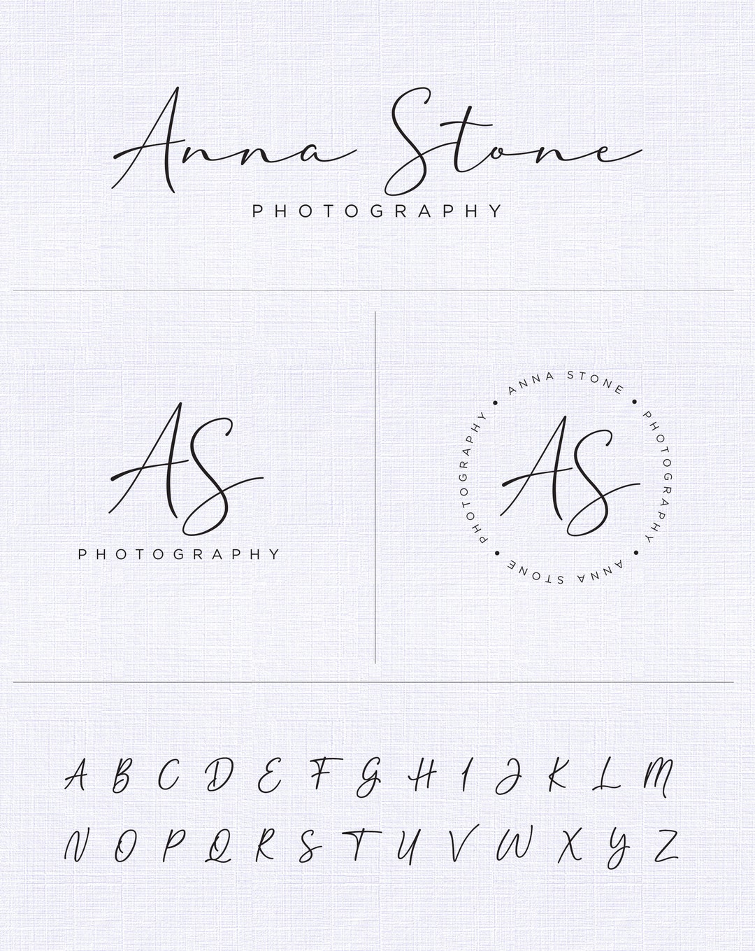 Set of 3 Premade Logo Designs With Customization - for Boutiques ...