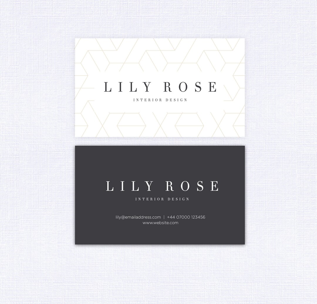 Custom Business Card Design - Double Sided - Etsy