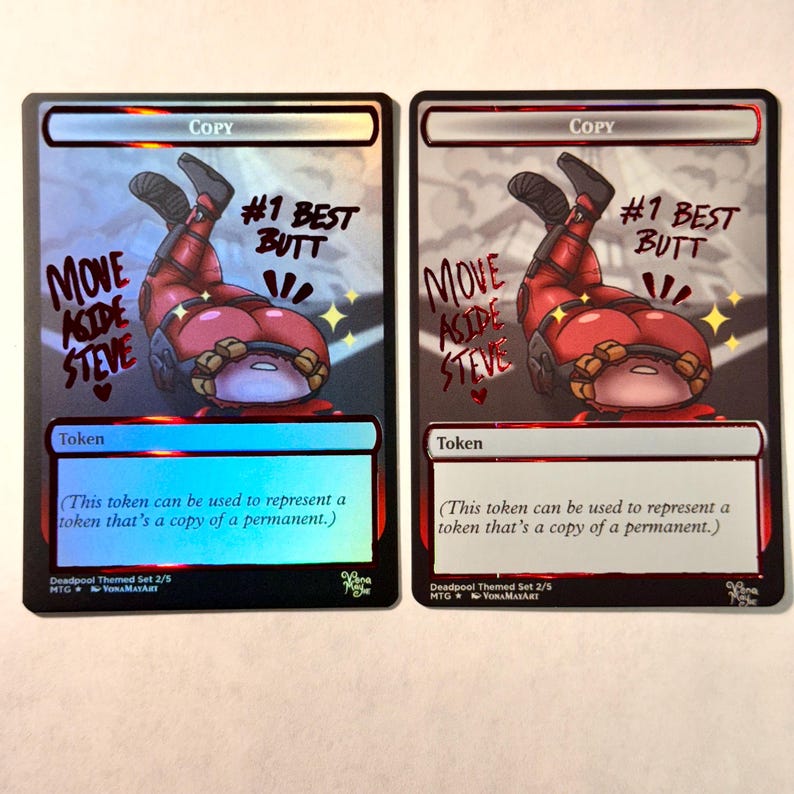 5pc Deadpool Theme Pack for MTG - MATTE With Raised Lettering - Etsy
