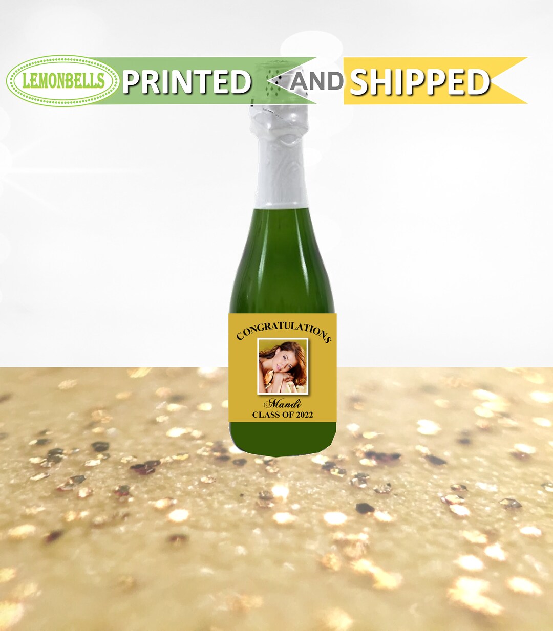 Graduation Mini Champagne Bottle Labels - Graduation Champagne ...