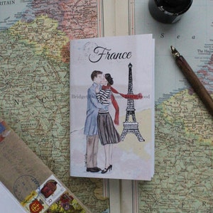 French Travel Notebook, Paris Blank Journal, Travel Pocket Journal ...
