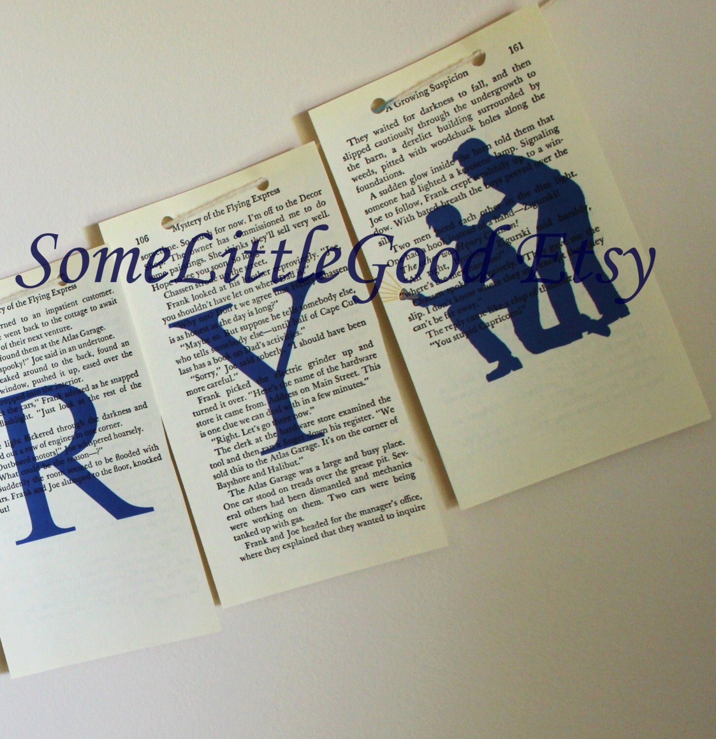 It's a Mystery Garland COMBO Set of Two Banners, Girl or Boy Detective ...