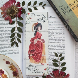 The Scarlet Pimpernel Bookmark, Sir Percy Blakeney and Marguerite Book ...