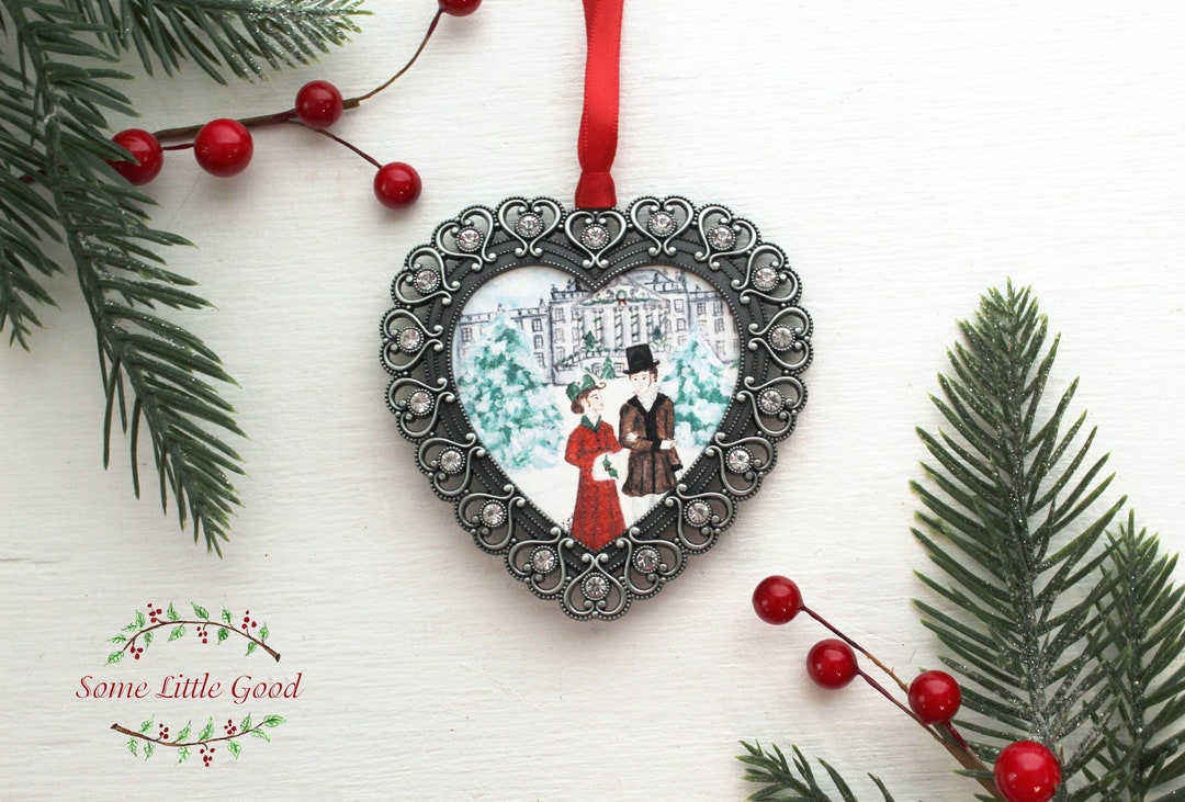 Christmas at Pemberley Ornament, Jane Austen Pride and Prejudice ...