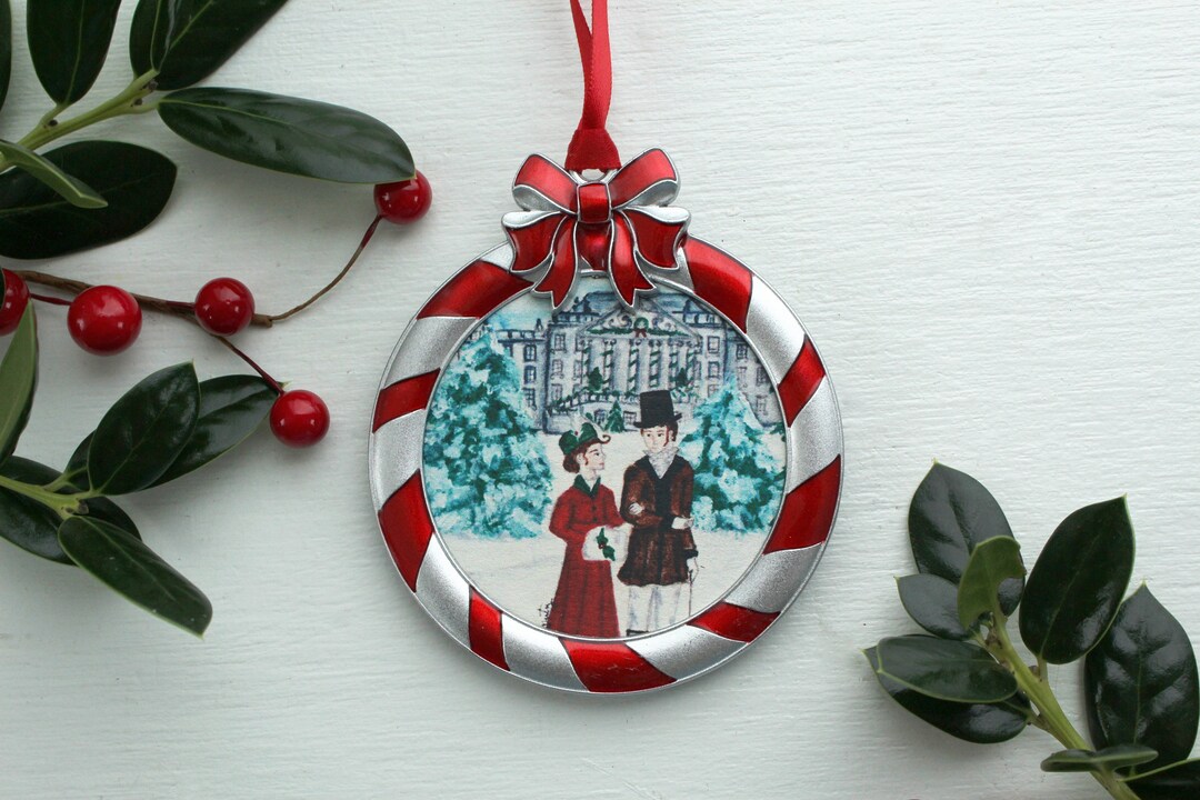 Christmas at Pemberley Ornament, Jane Austen Pride and Prejudice ...