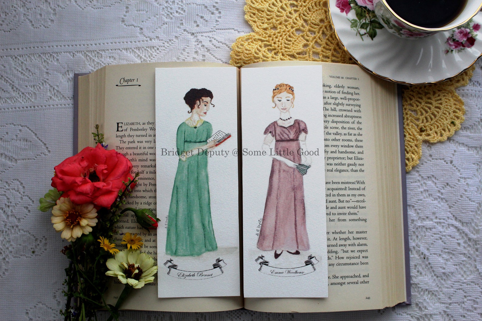 Emma Woodhouse Bookmark Emma Book Mark Jane Austen Bookmark | Etsy