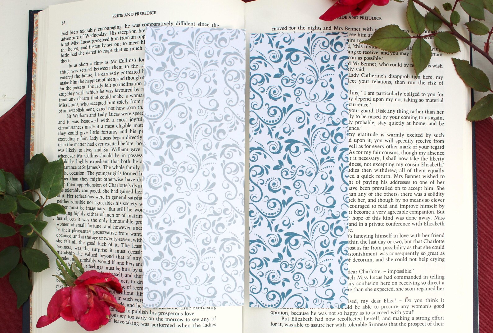 Pemberley Christmas Bookmarks, Pride and Prejudice Book Mark, Jane ...