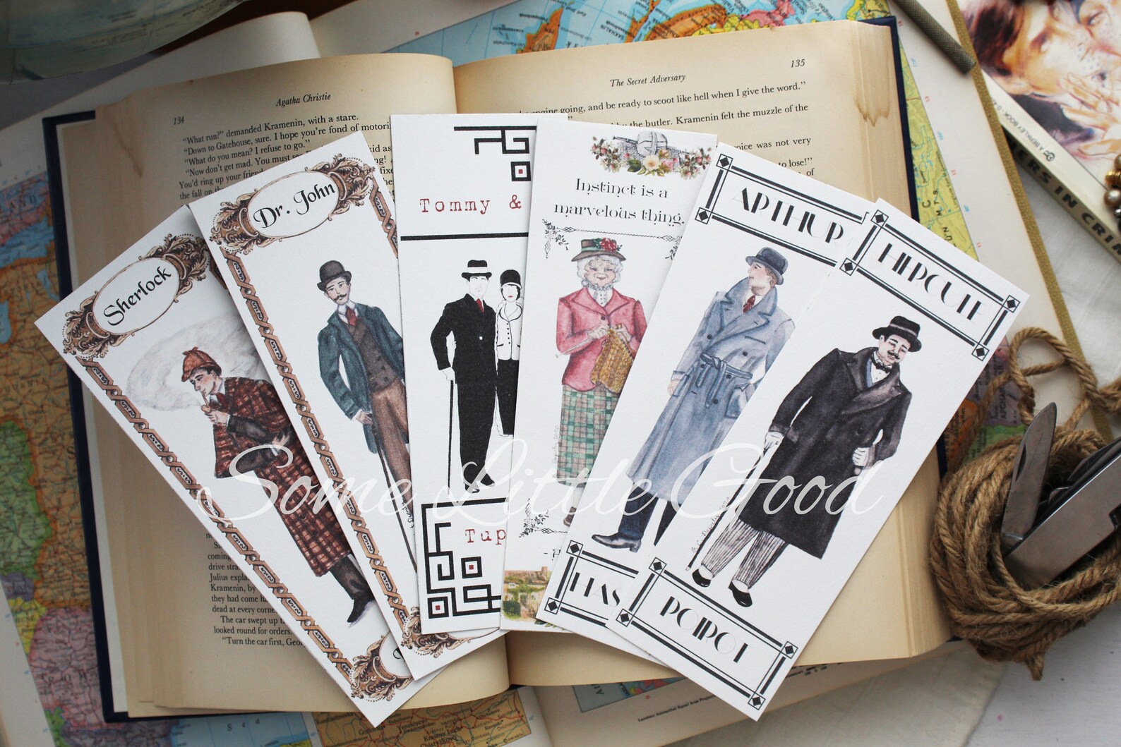 Sherlock Holmes Bookmark Sherlock Book Mark Arthur Conan | Etsy