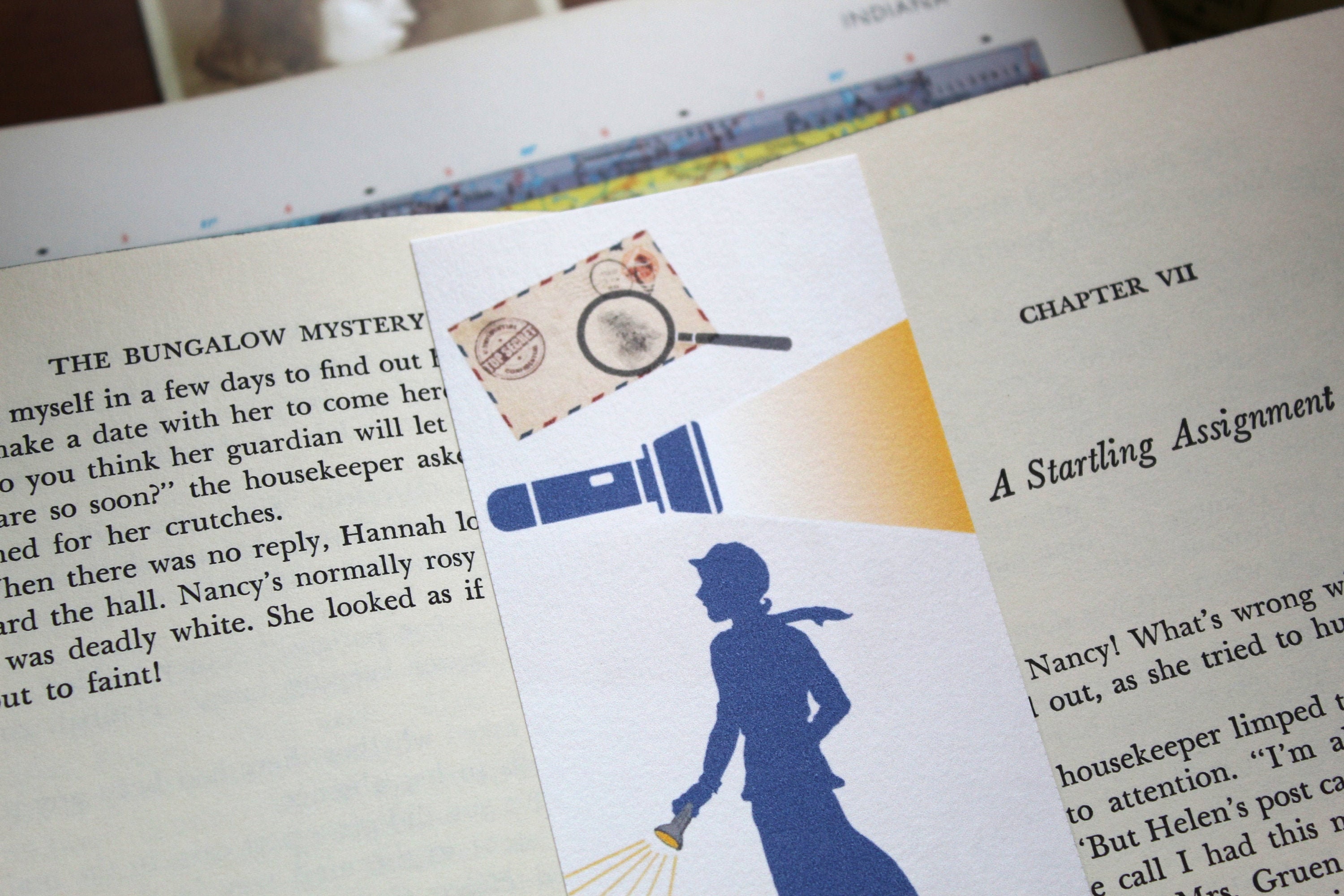 Girl Detective Bookmark Mystery Book Mark Kids Spy Bookmark | Etsy