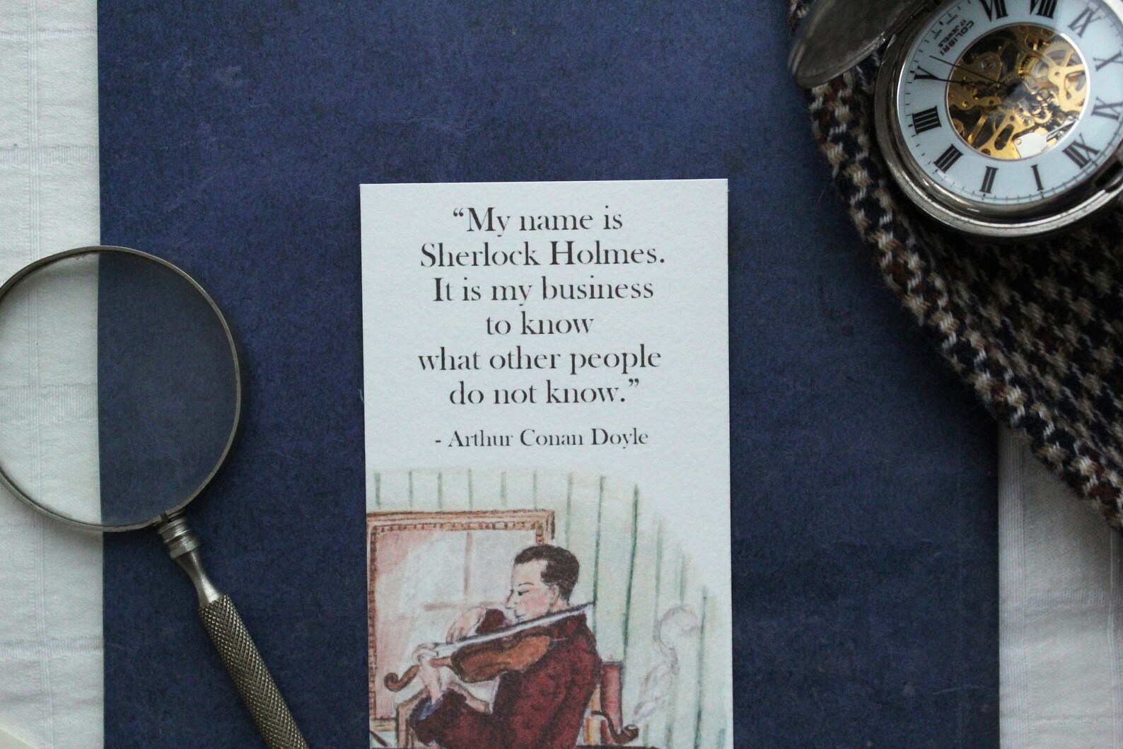 Sherlock Holmes Bookmark Collector's Set Sherlock Holmes - Etsy