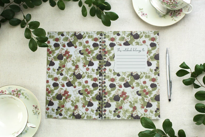 Blackberry Wren Spiral Notebook, Soft-cover Bird Scripture Journal ...