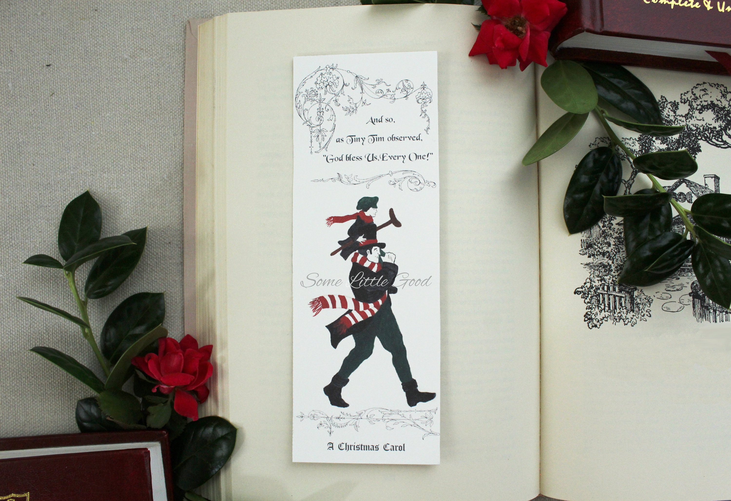 A Christmas Carol Bookmarks, Ebenezer Scrooge Book Mark, Bob Cratchit ...