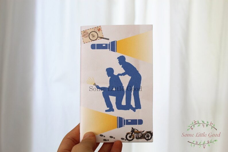 Boy Detectives Journal, Mystery Notebook, Kids Spy Journal, Detective ...