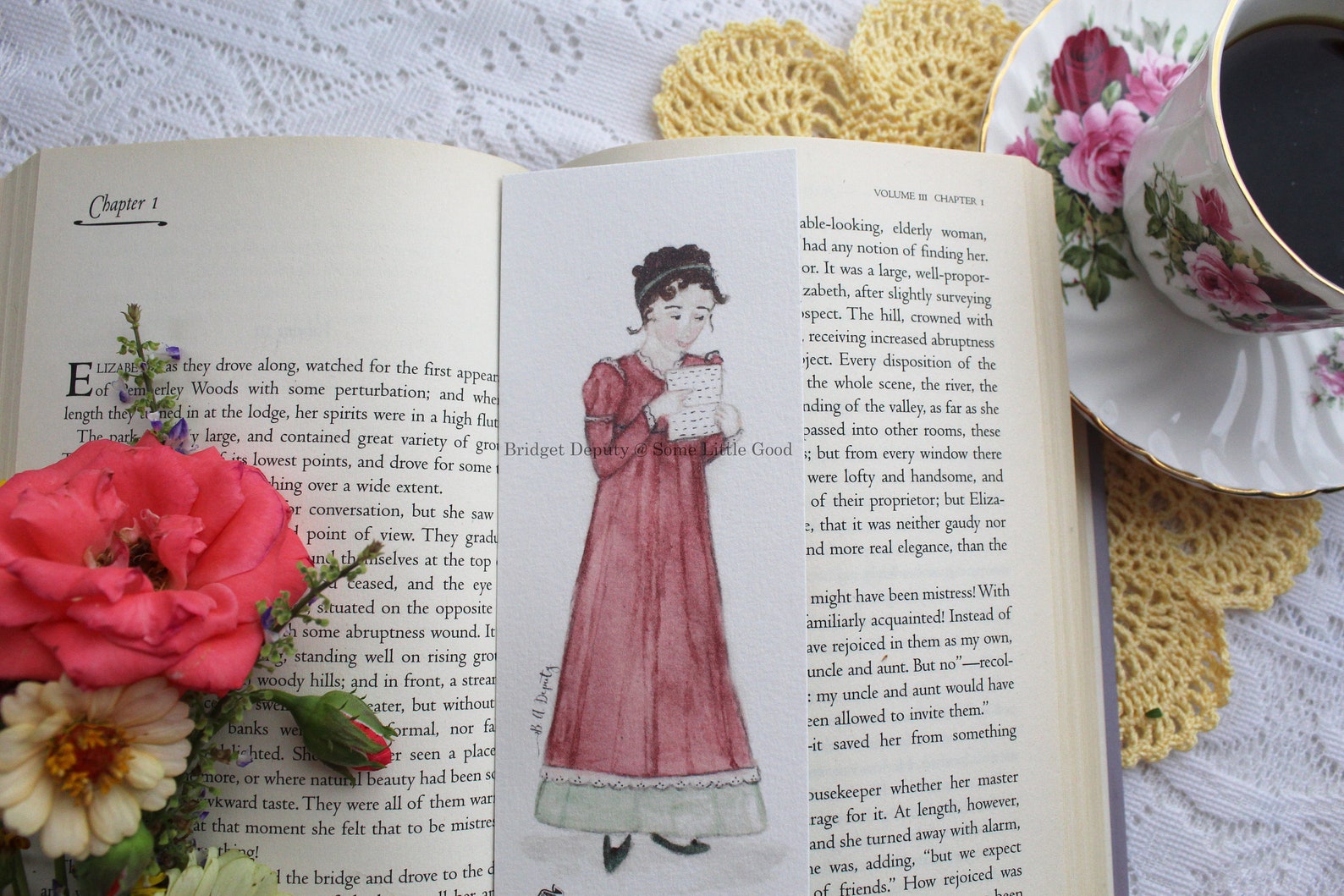 Anne Elliot Bookmark, Persuasion Book Mark, Jane Austen Bookmark, Book ...