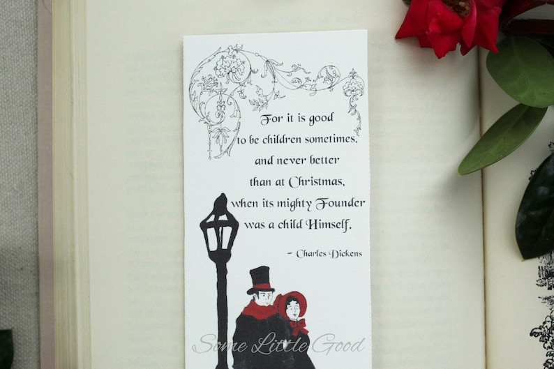 A Christmas Carol Bookmarks Ebenezer Scrooge Book Mark Bob - Etsy