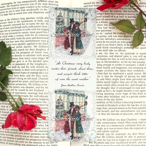 Pemberley Christmas Bookmarks, Pride and Prejudice Book Mark, Jane ...