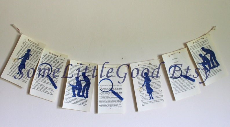 Small Mystery Banner Girl Detective Banner or Boy Detective - Etsy