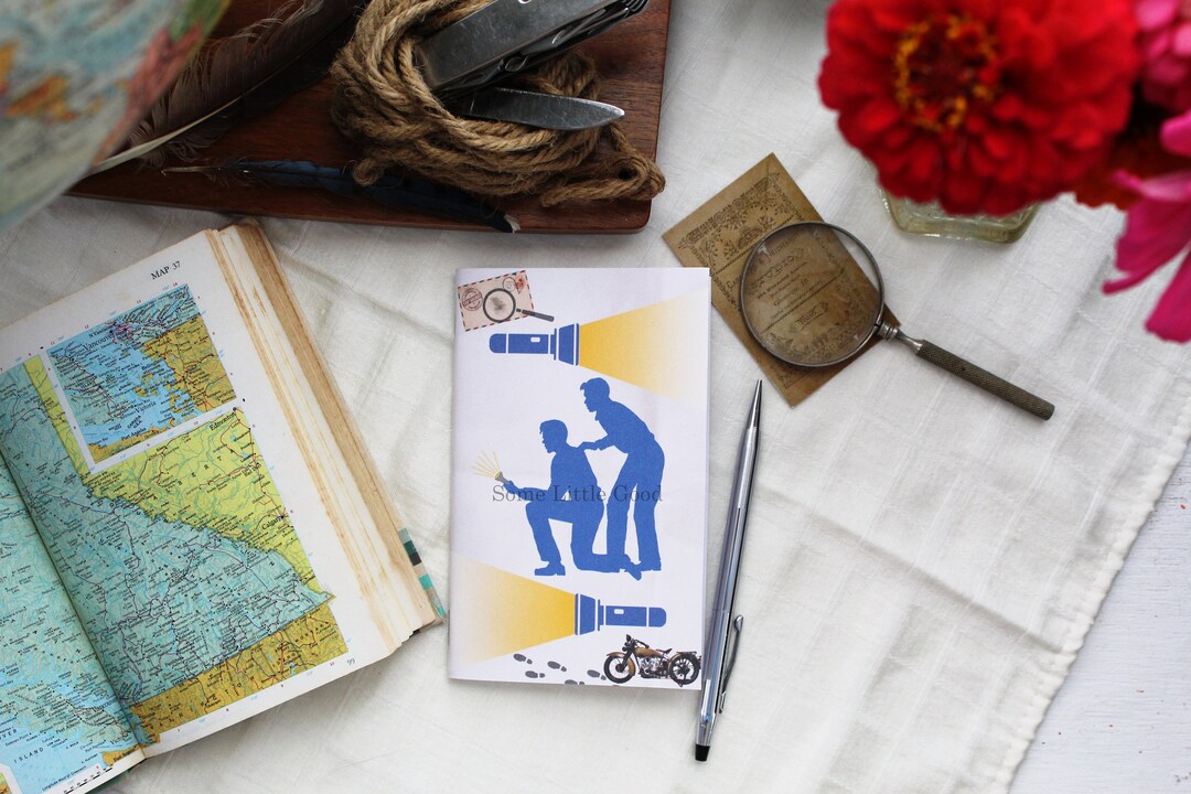 Boy Detectives Journal, Mystery Notebook, Kids Spy Journal, Detective ...