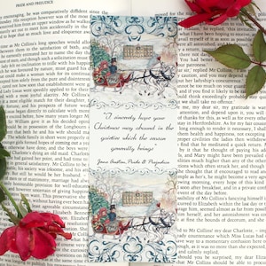 Pemberley Christmas Bookmarks, Pride and Prejudice Book Mark, Jane ...