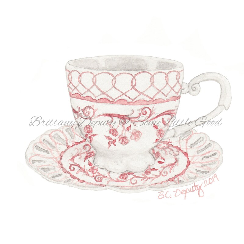 Teacup Art Print - Etsy