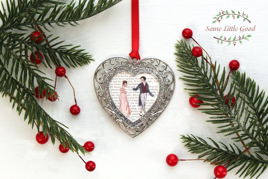 Pemberley Ball Heart Ornament, Pride and Prejudice, Jane Austen Regency ...