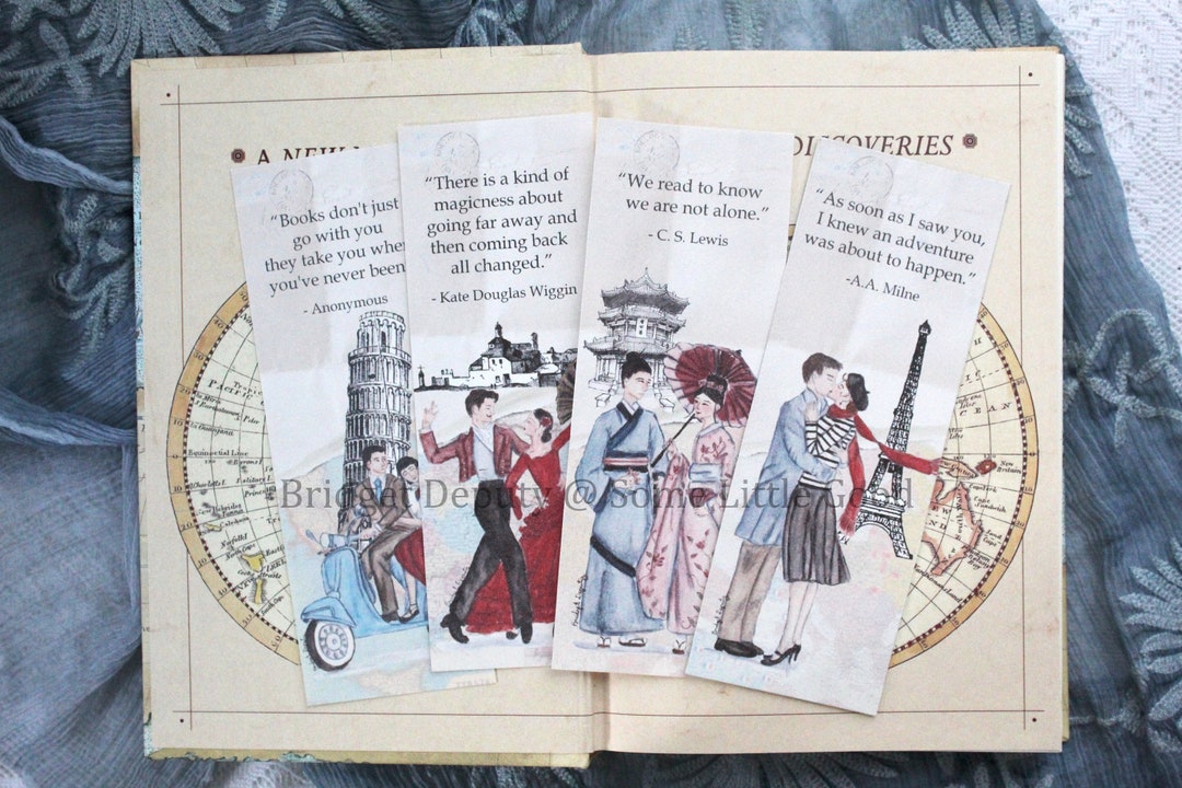 Travel Bookmarks, French Bookmark, Italy Bookmark, Spain Travel, China ...