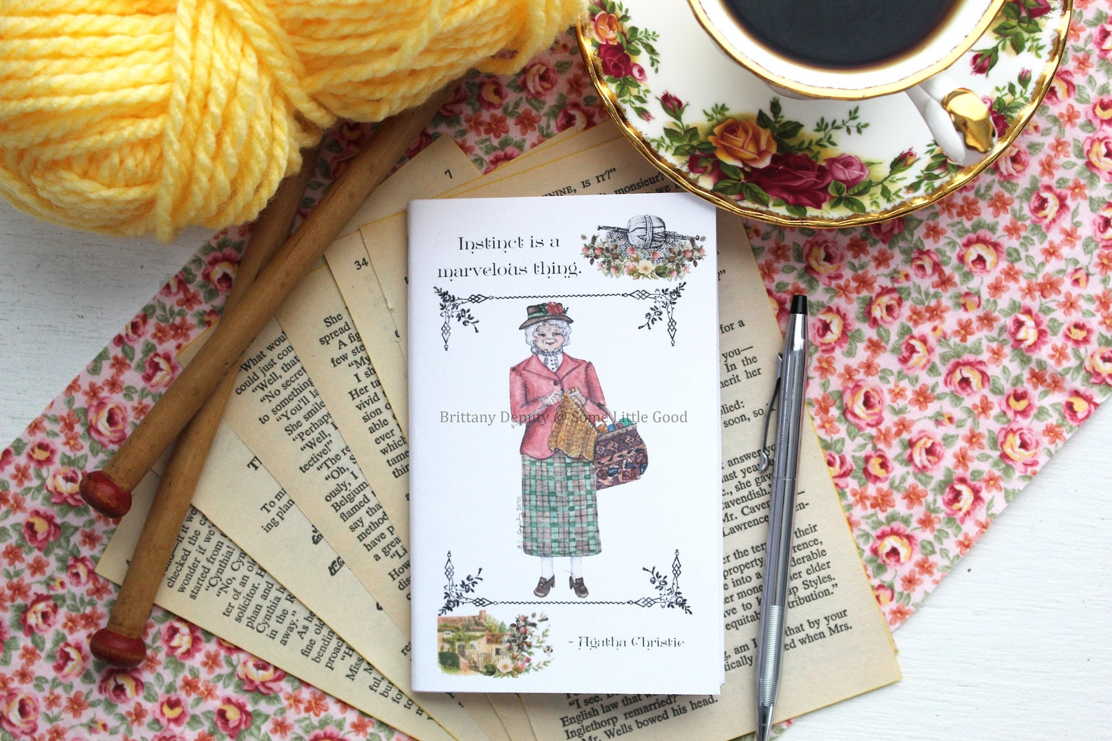 Miss Jane Journal, Blank Mystery Notebook, Agatha Christie Pocket ...