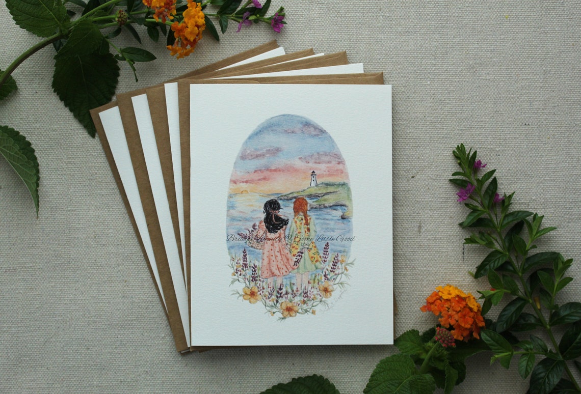 Anne of Green Gables Greeting Card SET of 4, 6 or 8, L. M. Montgomery ...
