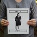 Hercule Poirot Watercolor Art Print, Agatha Christie, Book Club Gift - Etsy