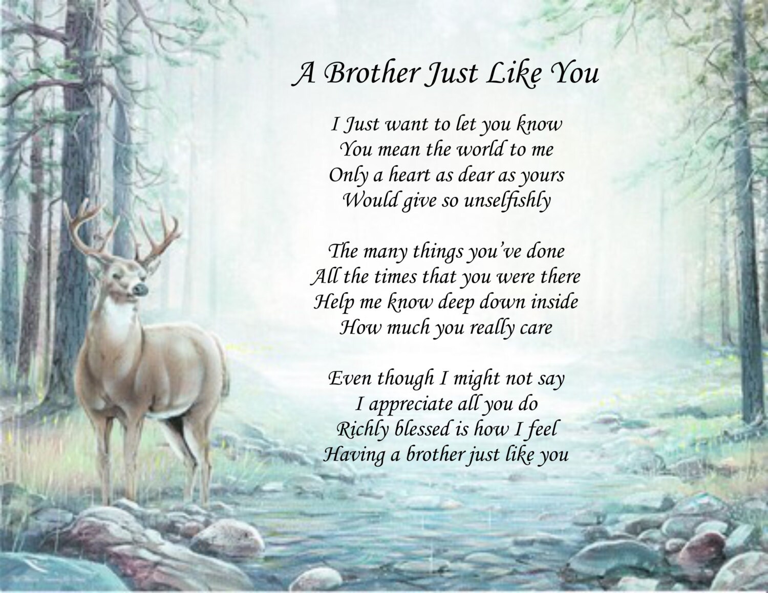 Christmas Poems For Brothers