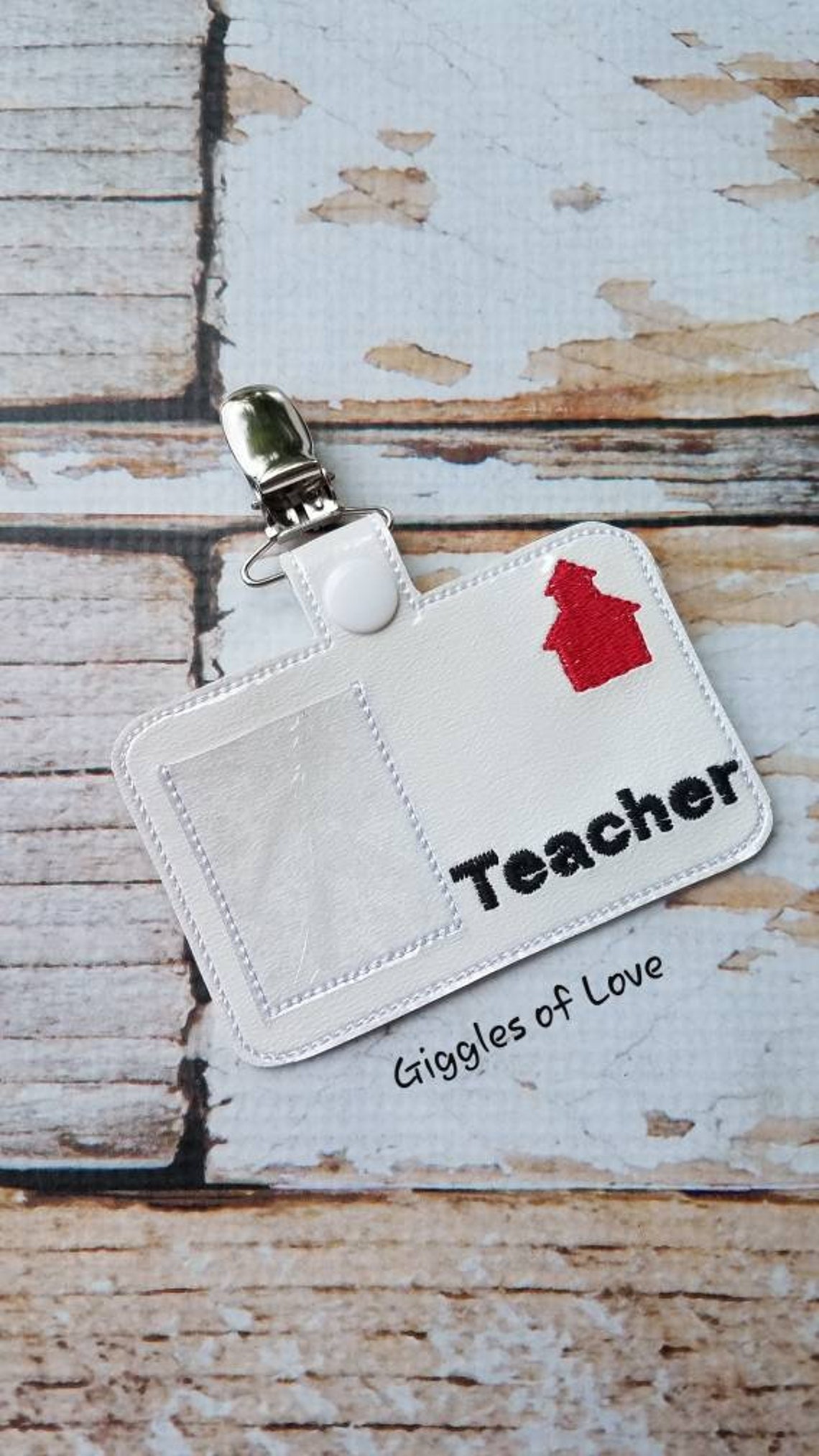 Pretend Play Teacher Badge - Handmade Child Gift Educational ...