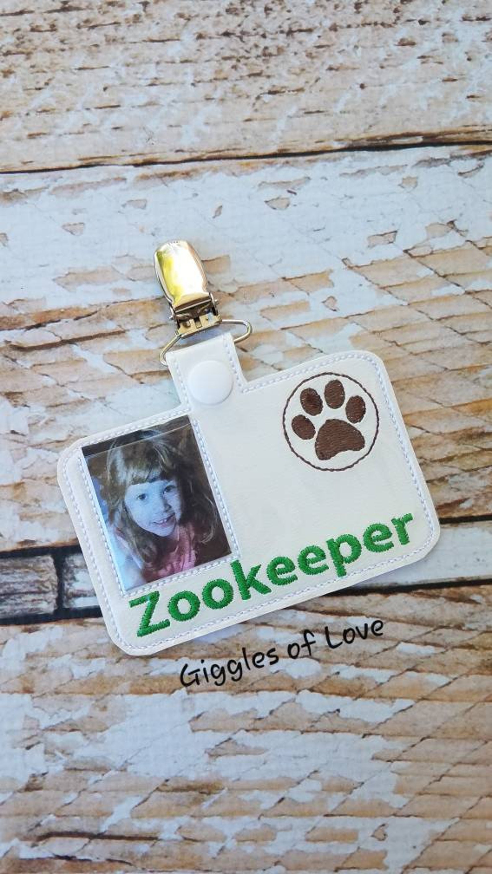 Pretend Play Zookeeper Badge Handmade Child Gift Educational | Etsy