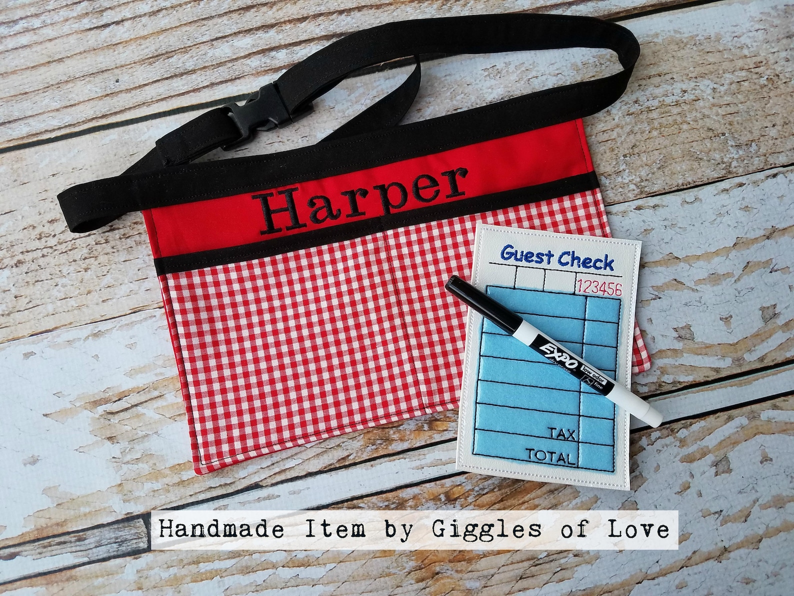 Pretend Restaurant Toy Waiter Waitress Pretend Play - Etsy