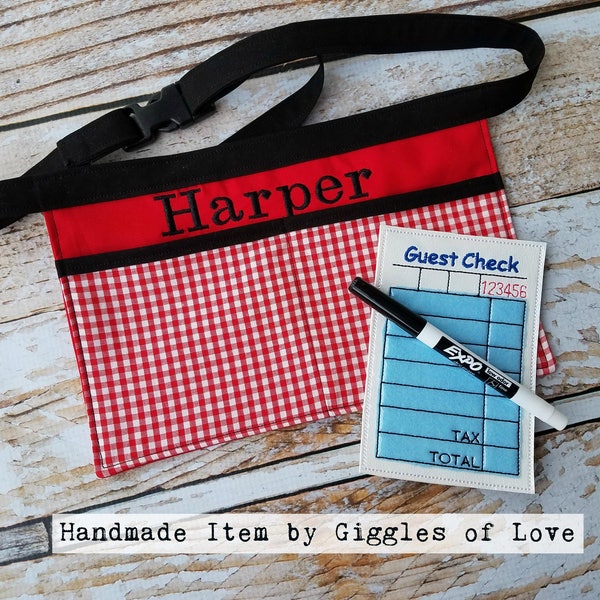 Personalized Kids Waitress Apron - Etsy