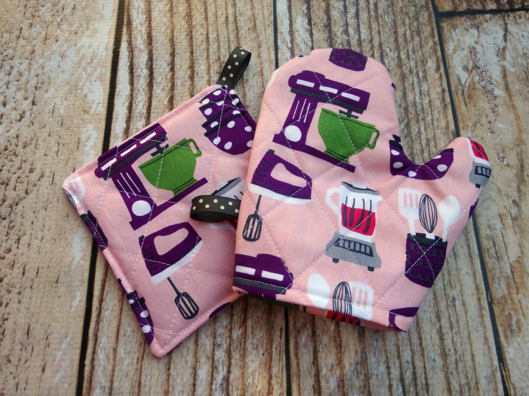 Pretend Play Oven Mitt & Pot Holder (individual or Set) for Toddler ...