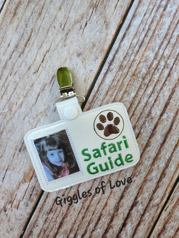 Pretend Play Safari Guide Badge Handmade Child Gift - Etsy