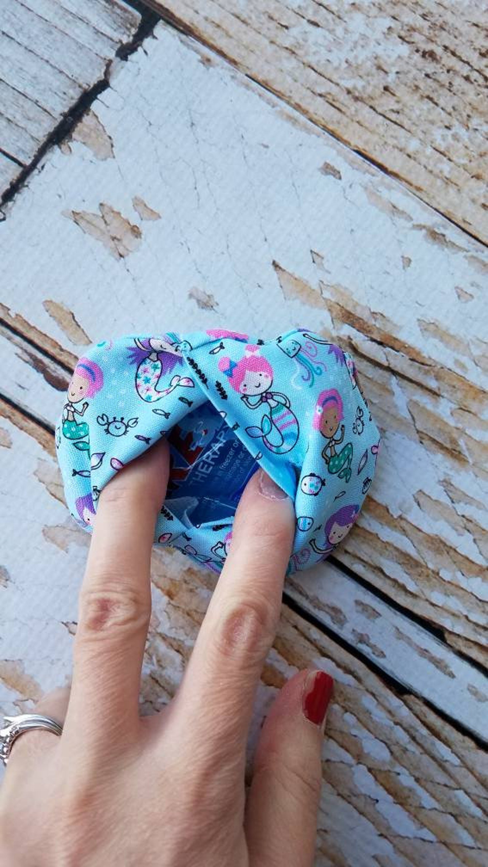 Child Ice Pack purple Pink Mini Mermaids Injury Ice Pack - Etsy